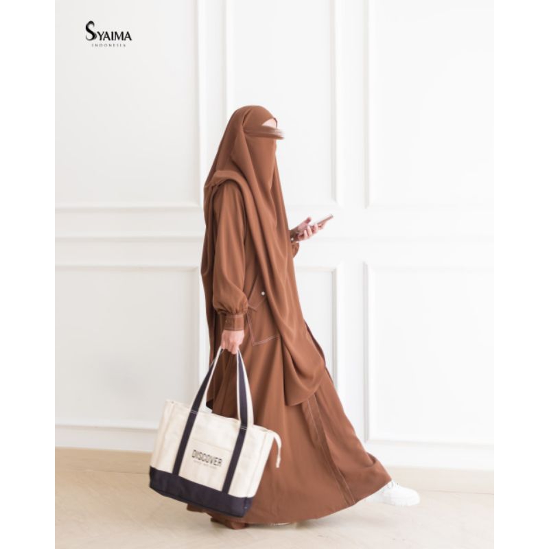 Jual CASUAL SERIES BY SYAIMA KHUSUS WARNA CARAMEL ONLY | Shopee Indonesia