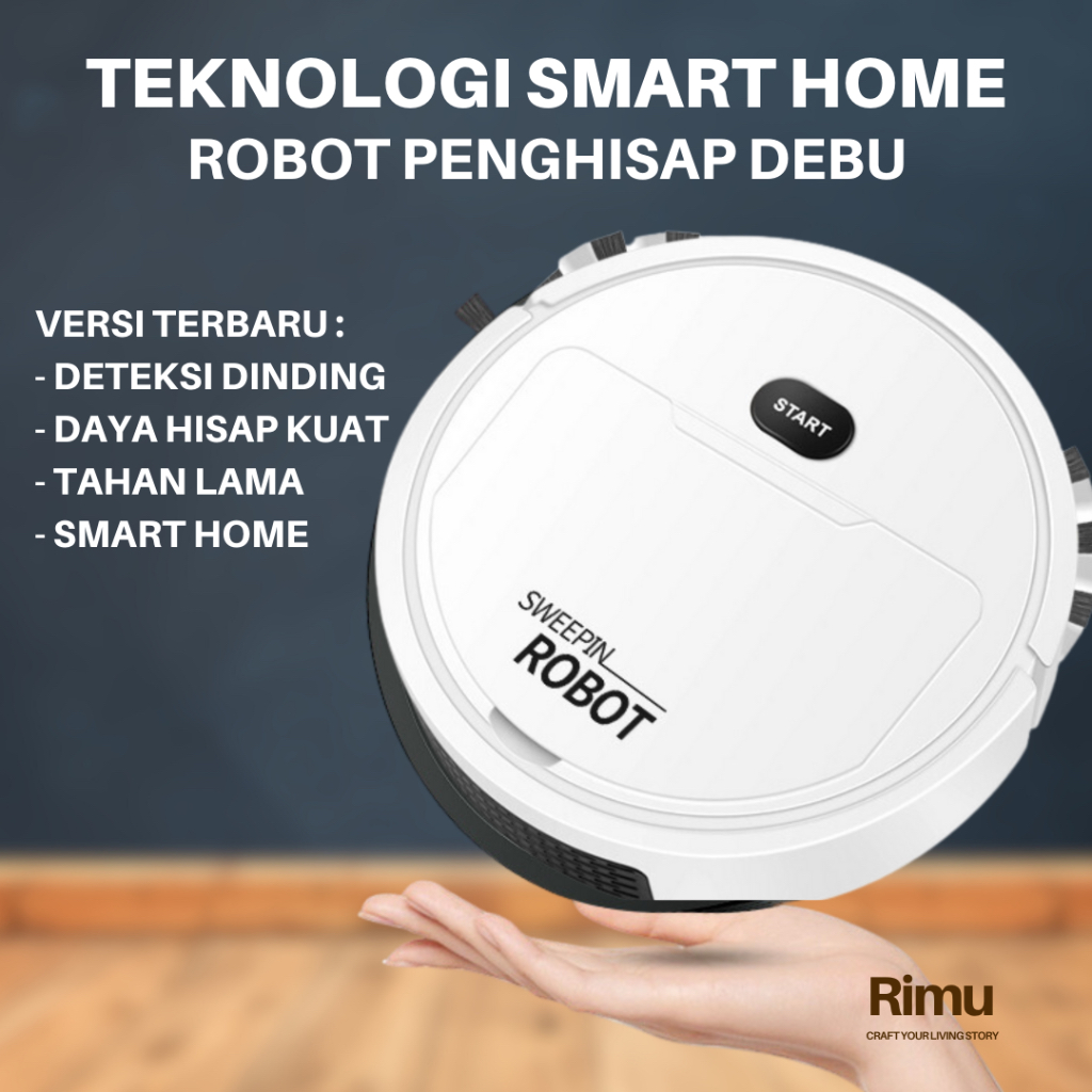 Jual SMART SWEEPING ROBOT 3 IN 1 SAPU PENYEDOT DEBU PEL PEMBERSIH DEBU LANTAI ROBOT VACUUM ...