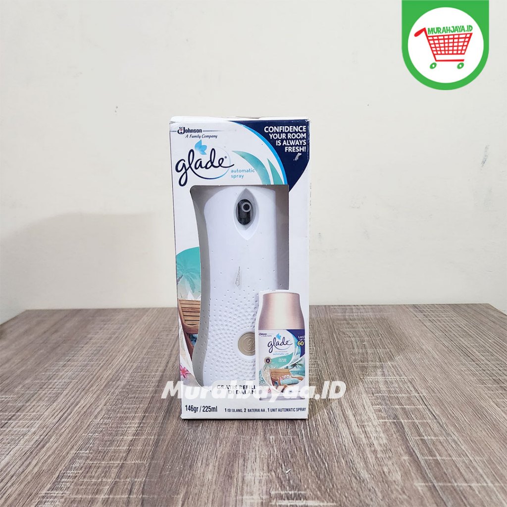 Jual PROMO!! Glade Matic Device + Refill - Ocean Escape 146gr / 225mL Dengan Konsentrat ...