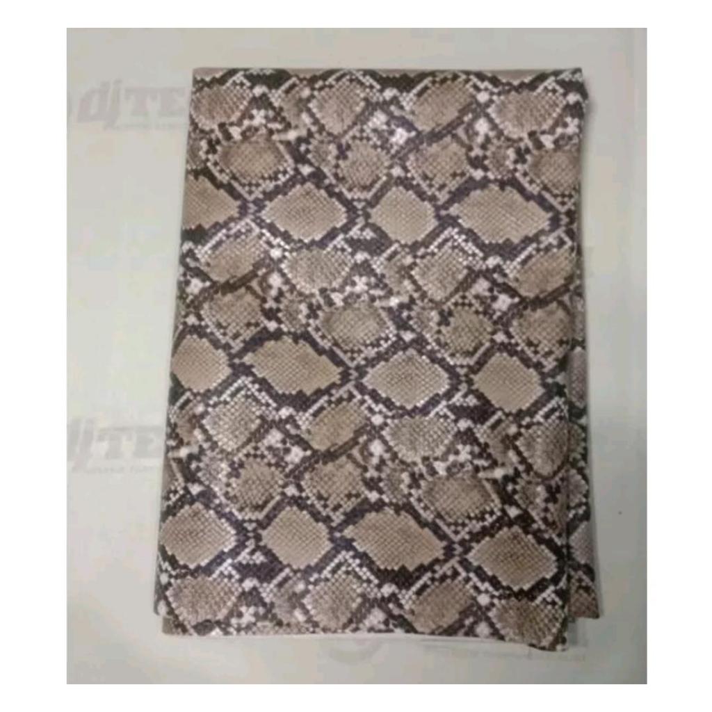 Jual KULIT SINTETIS MOTIF ULAR/REPTIL/MOTIF SISIK NAGA/MOTIF ULAR ...