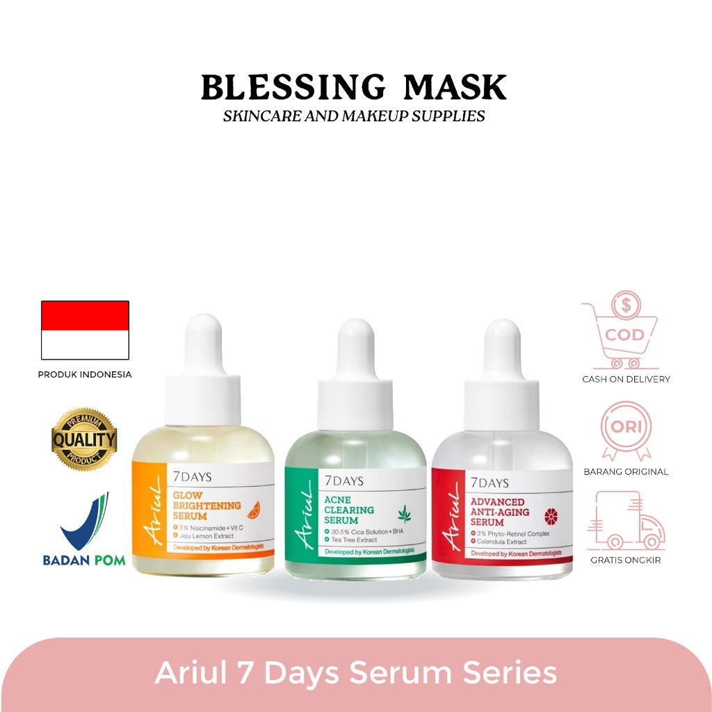 Jual Ariul 7 Days Serum| Seven Days Acne Glow Advance Serum | Shopee ...