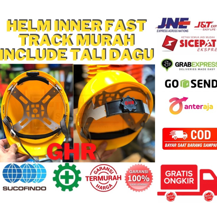 Jual Bayar Di Tempat BISA COD HELM HELEM PROYEK V-GUARD SAFETY ( HIJAU ...