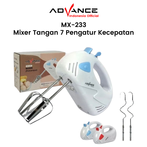 Jual Mixer Tangan Advance MX-233 Hand Mixer dengan 7 Kecepatan | Shopee ...