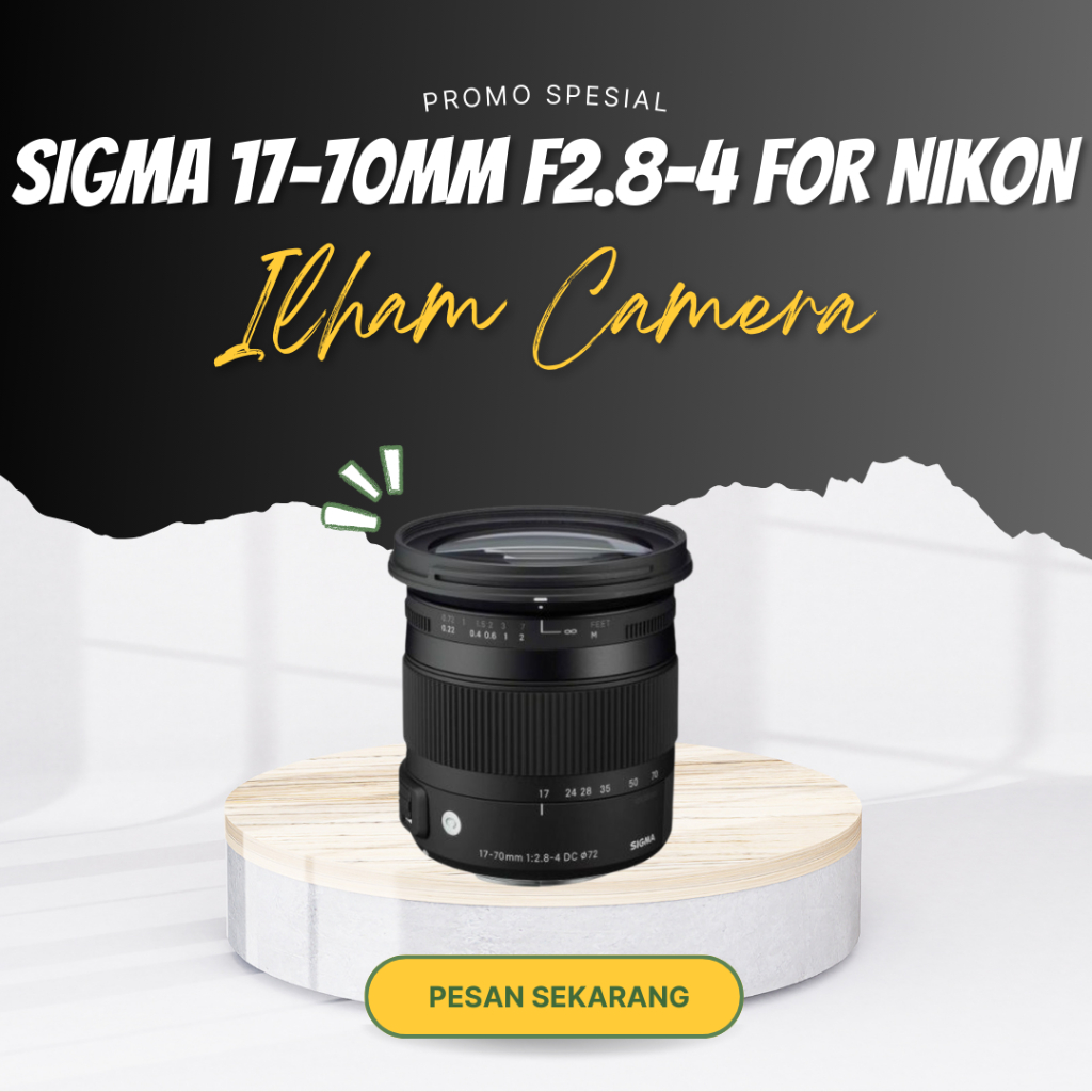 Jual LENSA SIGMA 17-70MM F2.8-4 FOR NIKON | Shopee Indonesia