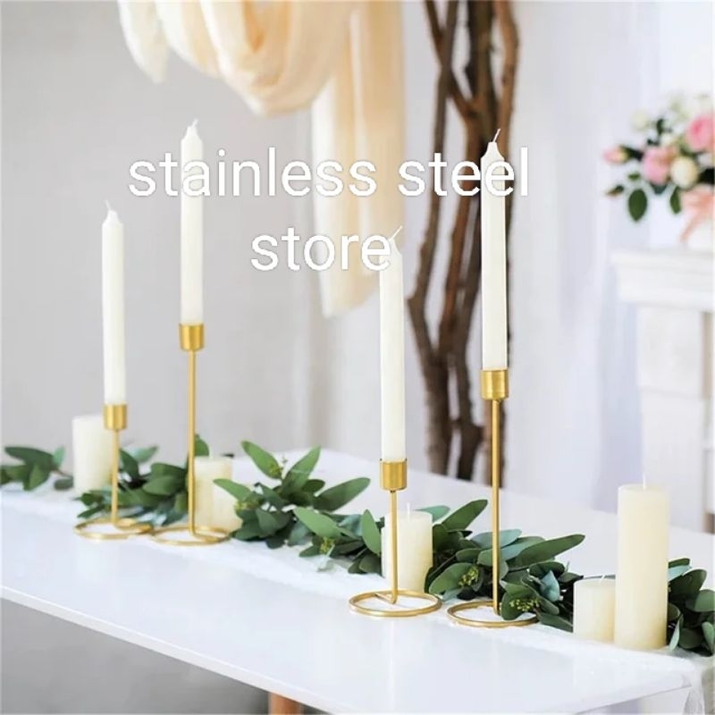 Jual tempat lilin stand hiasan meja lubang lilin2.2cm | Shopee Indonesia