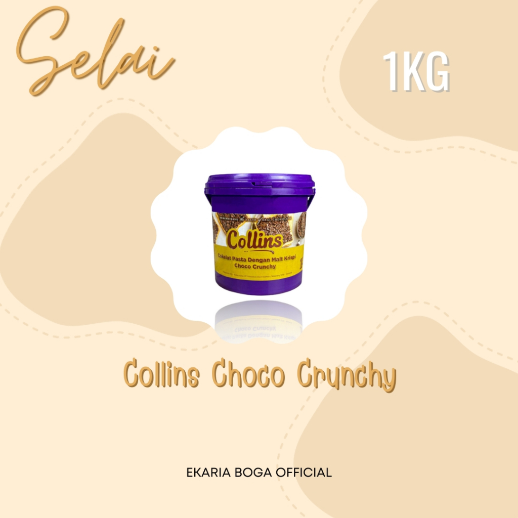 Jual SELAI | COKLAT PASTA | COLLINS | COLLINS CHOCO CRUNCHY 1KG ...