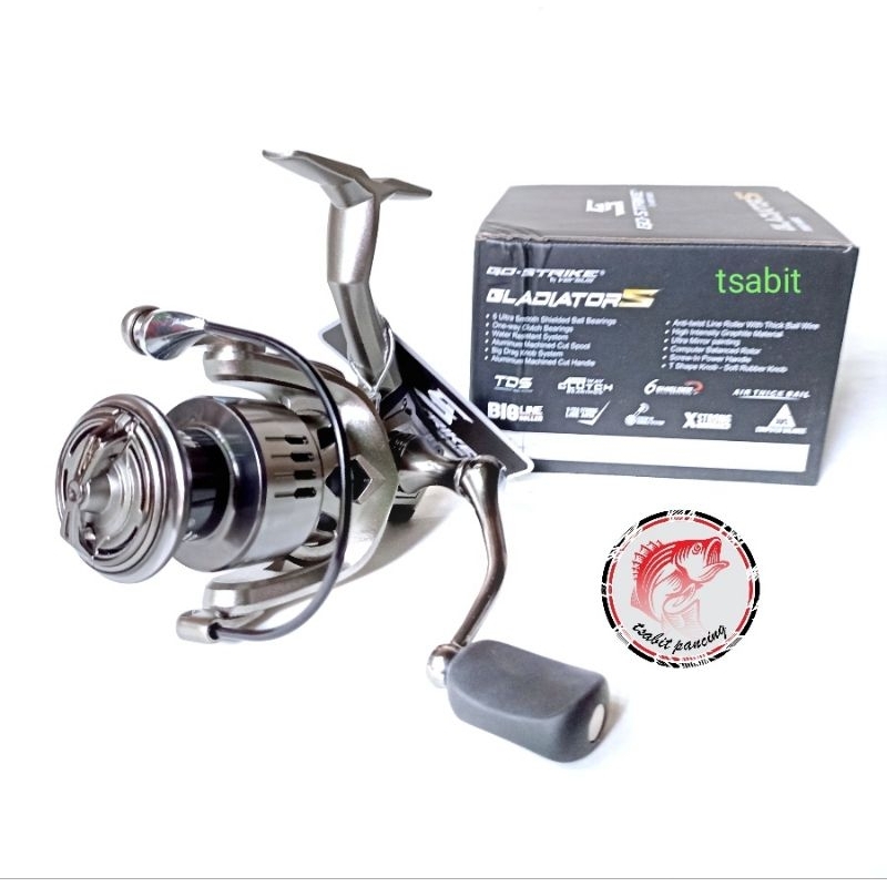 Jual Reel go strike versus gladiator new 1000 2000 3000 4000 6000 ...