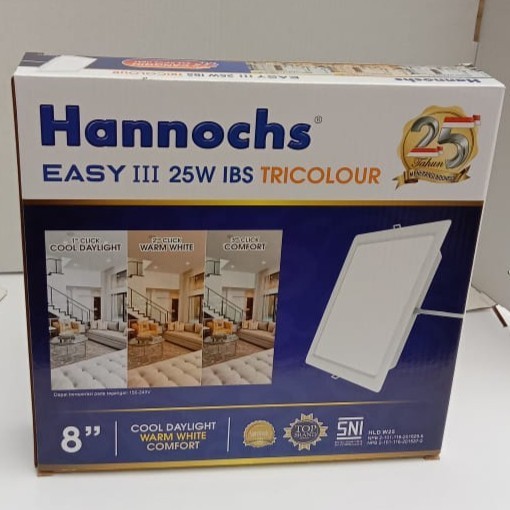 Jual Hannochs Lampu LED Downlight EASY TRICOLOR IBS 25 watt (PETAK ...