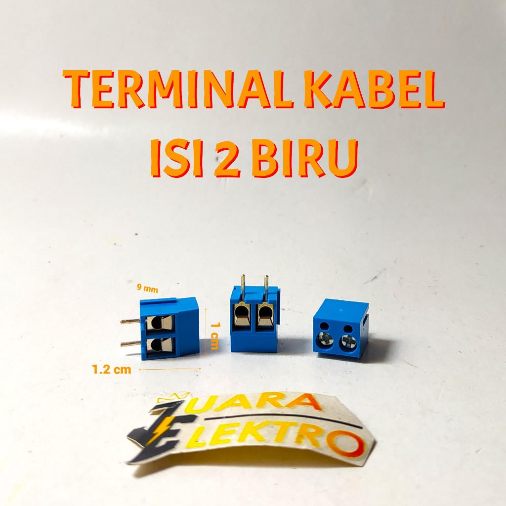 Jual TERMINAL KABEL ISI 2 BIRU | Konektor / Sambungan Kabel Isi 2 PIN ...