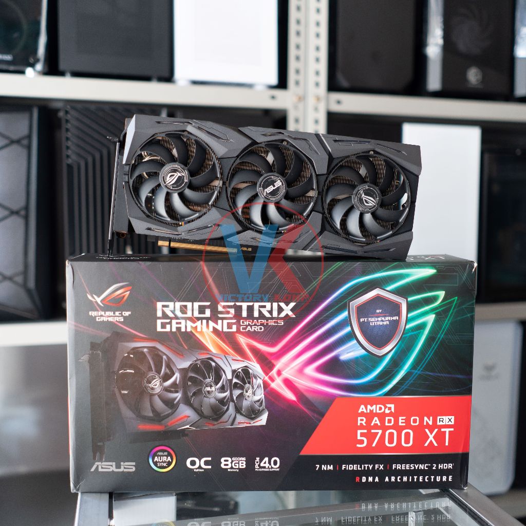 Jual VGA Asus ROG Strix RX5700XT 8GB Gaming OC DDR6 PCIe4.0 256Bit RX ...