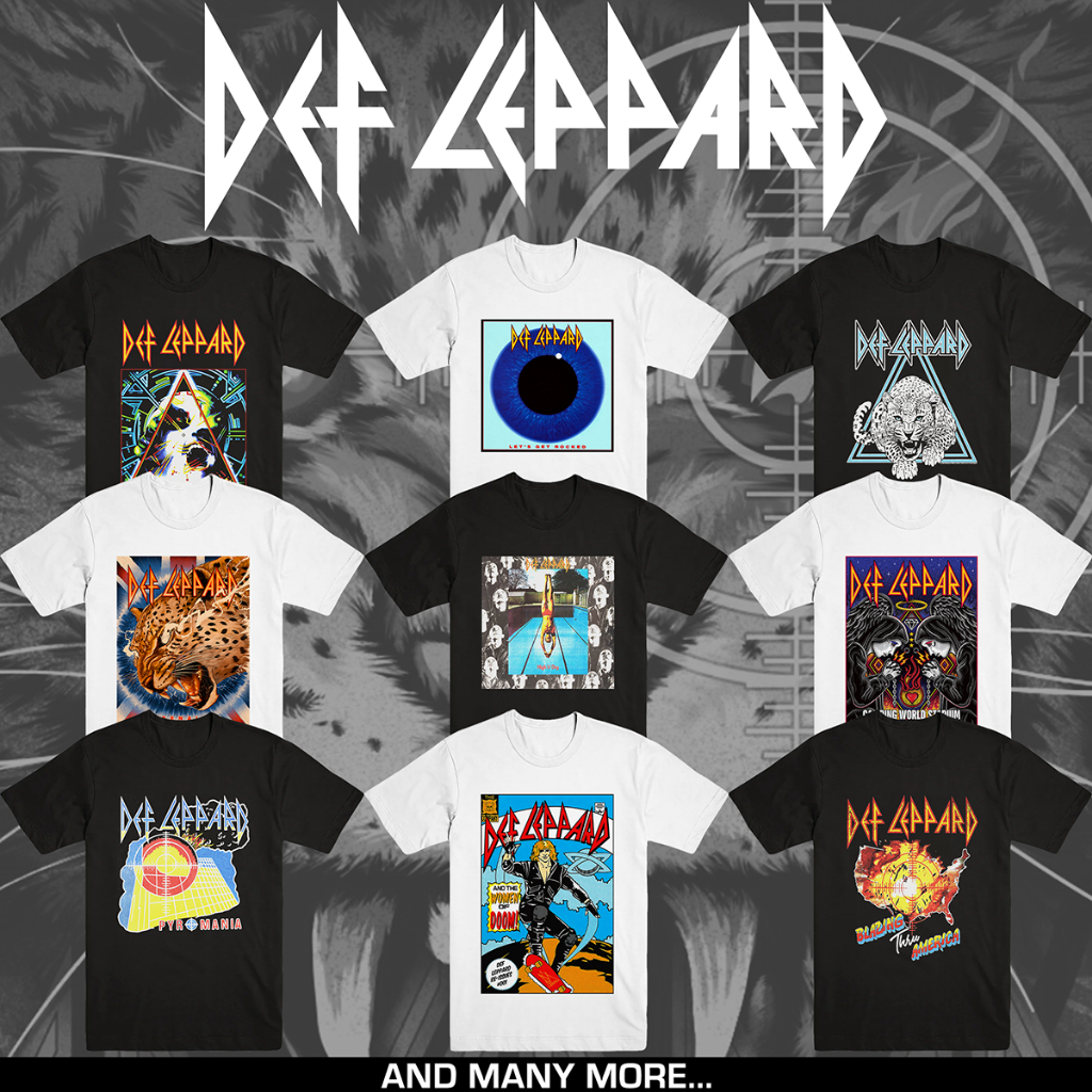 Jual DEF LEPPARD | T-SHIRT BAND | HARD ROCK | MERCHANDISE | Shopee ...