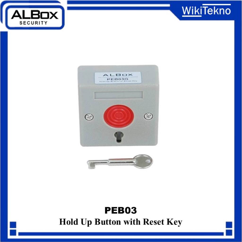 Jual Panic Button Alarm - Hold up Button with Reset Key - Albox PEB03 | Shopee Indonesia