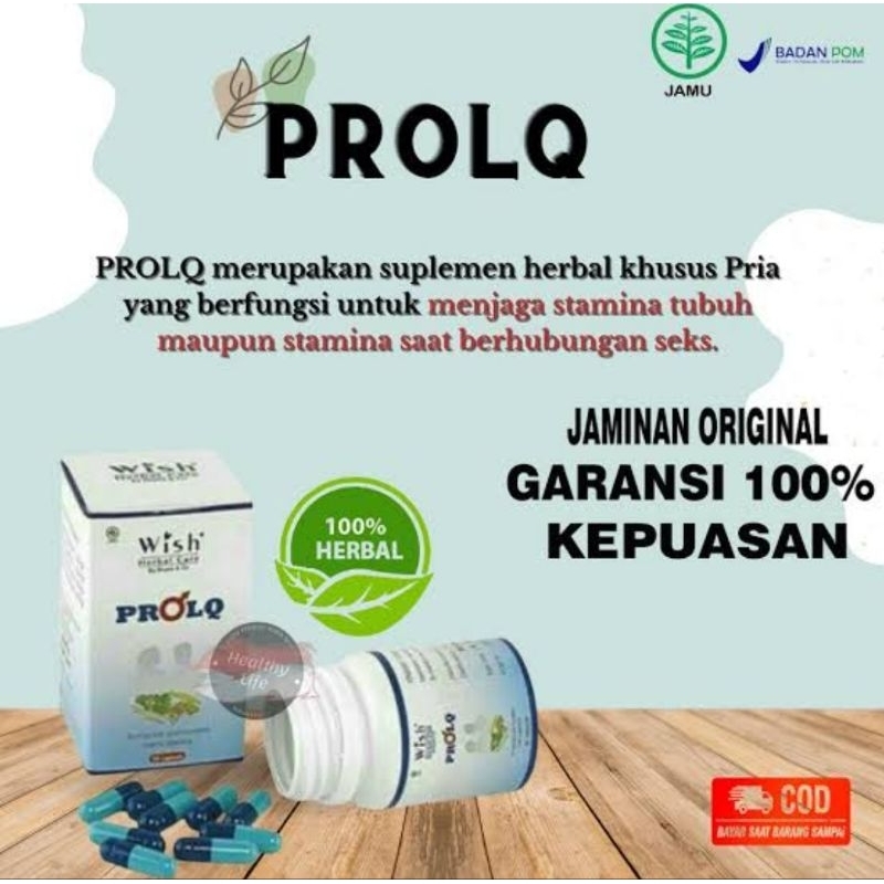 Jual Pro LQ asli Dr boyke Wish Herbal Care prolq Obat Kuat Tahan Lama ...