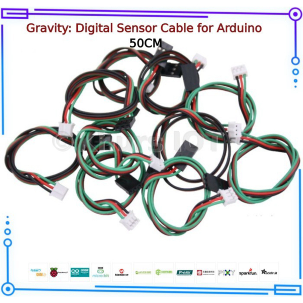 Jual Gravity : Digital Sensor Cable for Arduino - Kabel Extension 50cm Berkualitas | Shopee ...
