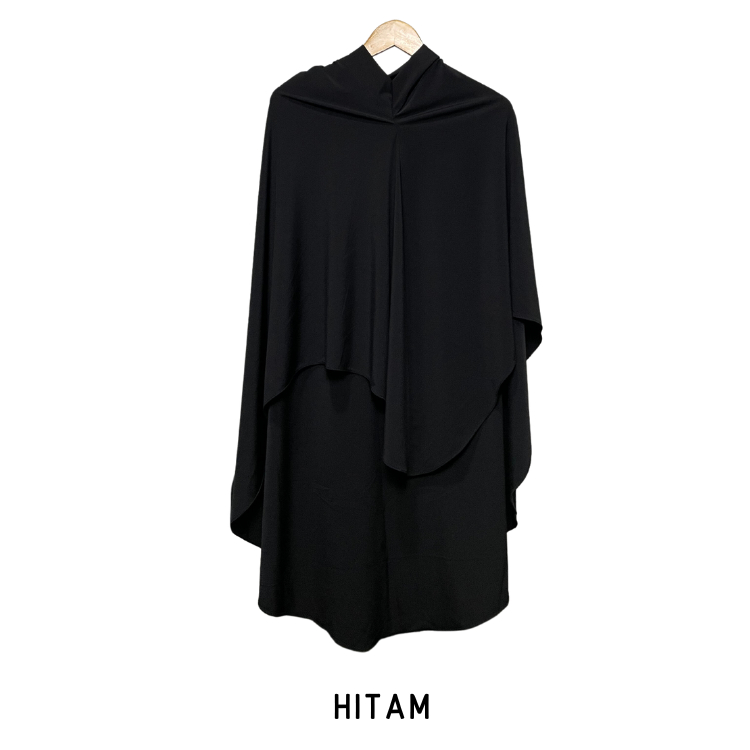 Jual Jilbab Hijab Kerudung Bergo Instan Khimar Syari Non Pet Jersey Premium Nadine | Shopee ...