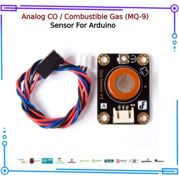Jual DFRobot Gravity: Analog CO / Combustible Gas Sensor MQ9 For Arduino Berkualitas | Shopee ...