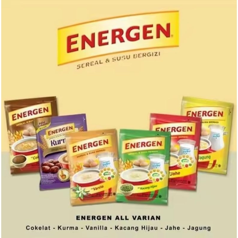 Jual MINUM SEREAL ENERGEN DENGAN VARIAN RASA/ENERGEN GANDUM/ENERGEN 1 ...