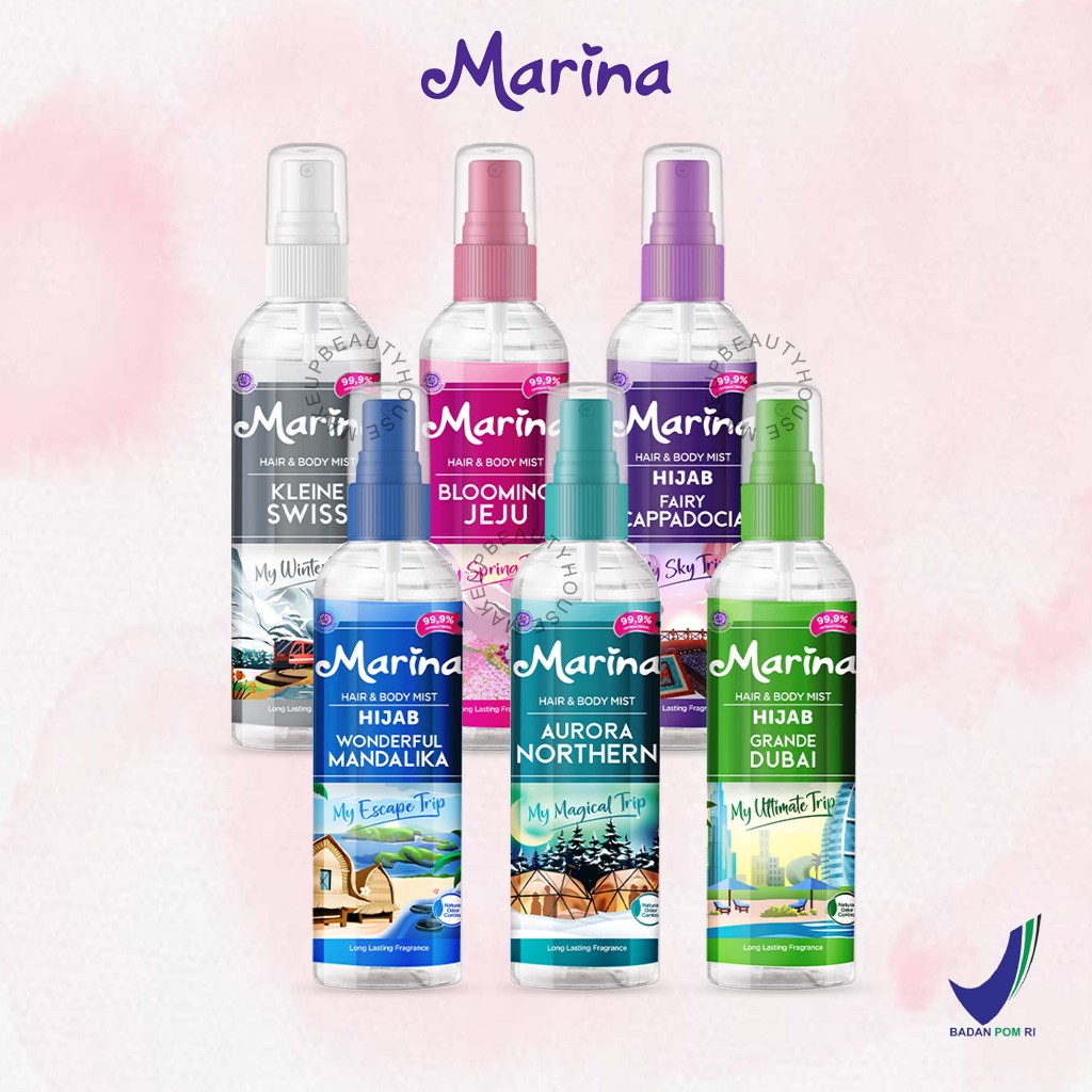 Jual MARINA Hair & Body Mist 100ml | Cologne | Shopee Indonesia