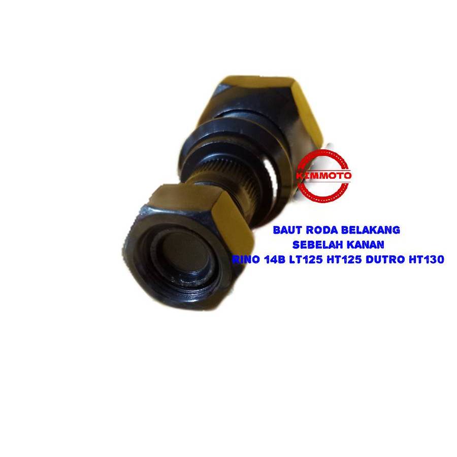 Jual BAUT RODA BELAKANG RINO 14B LT125 HT125 DUTRO HT130 SEBELAH KANAN ...