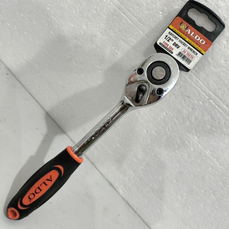 Jual STANG RATCHET "ALDO" 1/2" TYPE 324 24 TEETH || STANG RATCHET L-R 1 ...