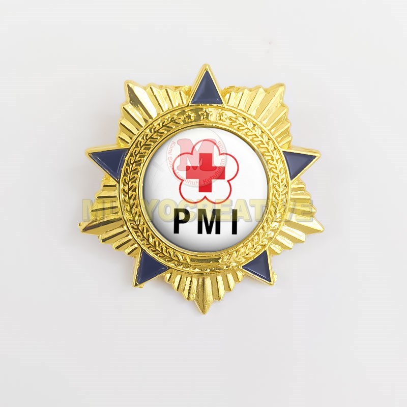 Jual Pin PMI Pin Bros Logo Palang Merah Indonesia Model Premium ...