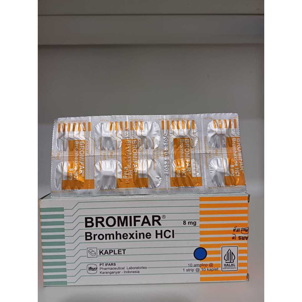 Jual Bromifar meredakan batuk berdahak(8mg) | Shopee Indonesia