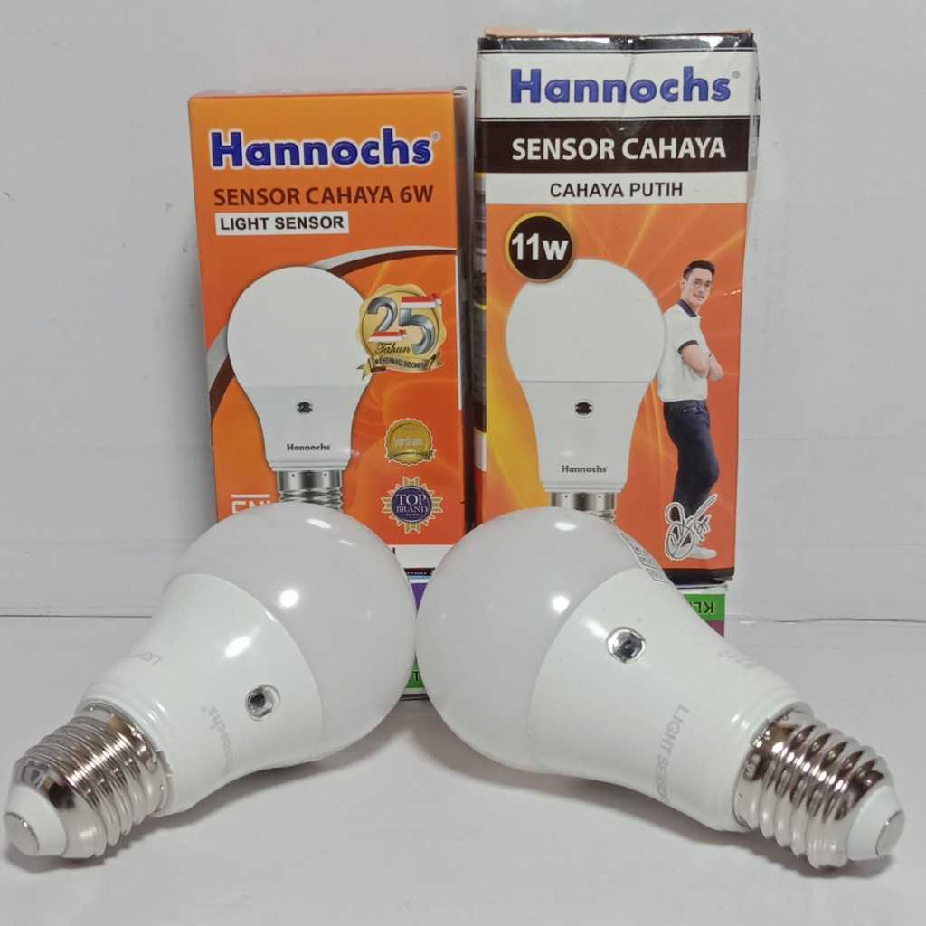 Jual Lampu LED light sensor cahaya otomatis 6 Watt / 9 Watt / 11 Watt ...
