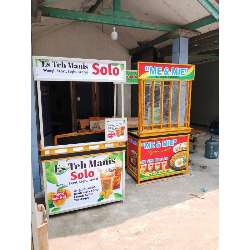 Jual Booth portable es teh s0l0 viral cantik praktis dan simpel ...