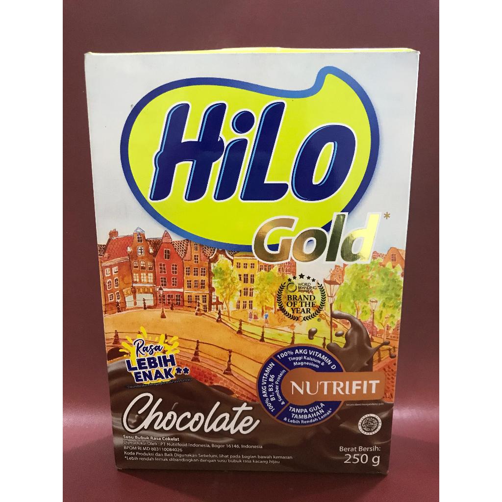 Jual Hilo Gold Chocolate 250G - Minuman Susu Bubuk Rasa Coklat | Shopee ...