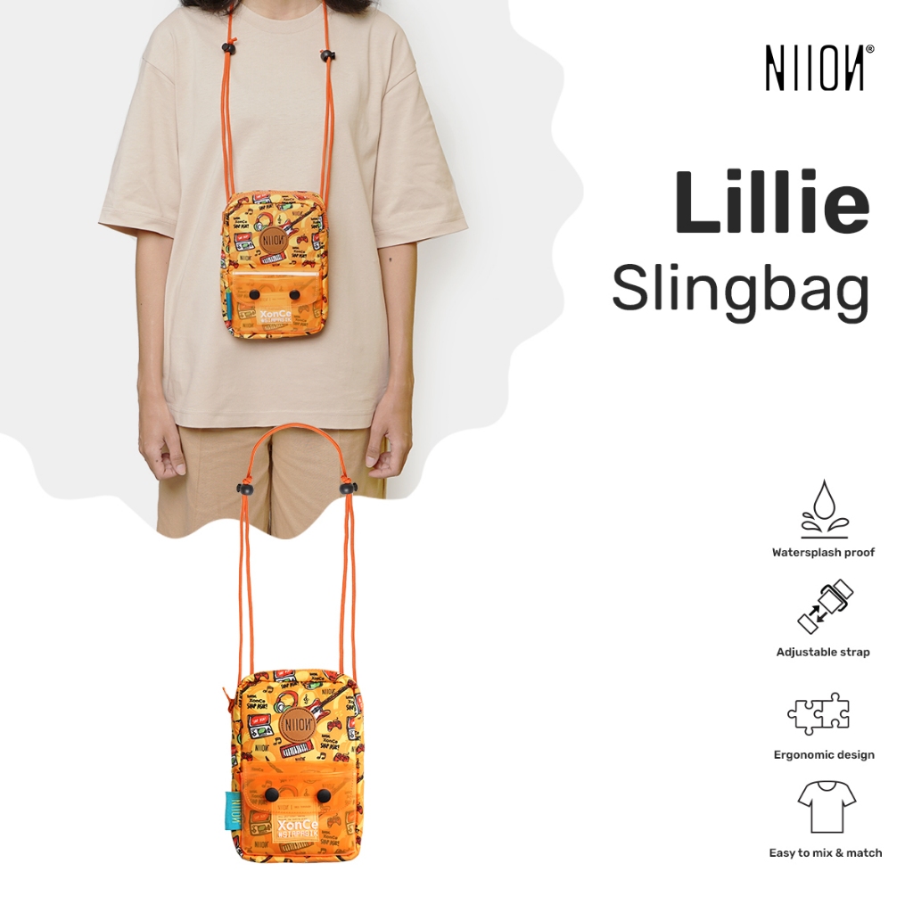 Jual Niion x Xonce Lillie Sling Bag / Tas Selempang Wanita Pria ...