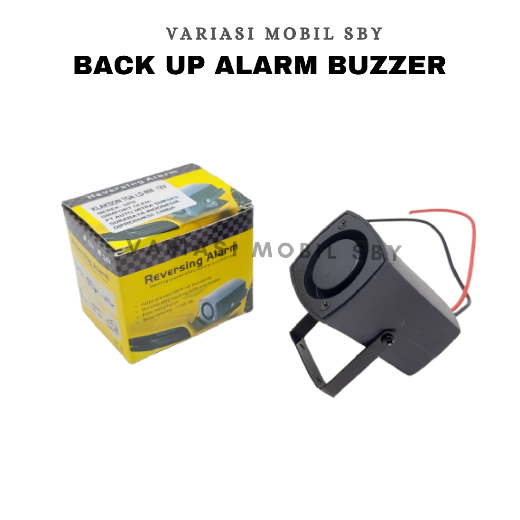 Jual BUZZER PIEZO ELECTRIC ALARAM SIRINE MOTOR MOBIL BIS TRUK DC 12V ...