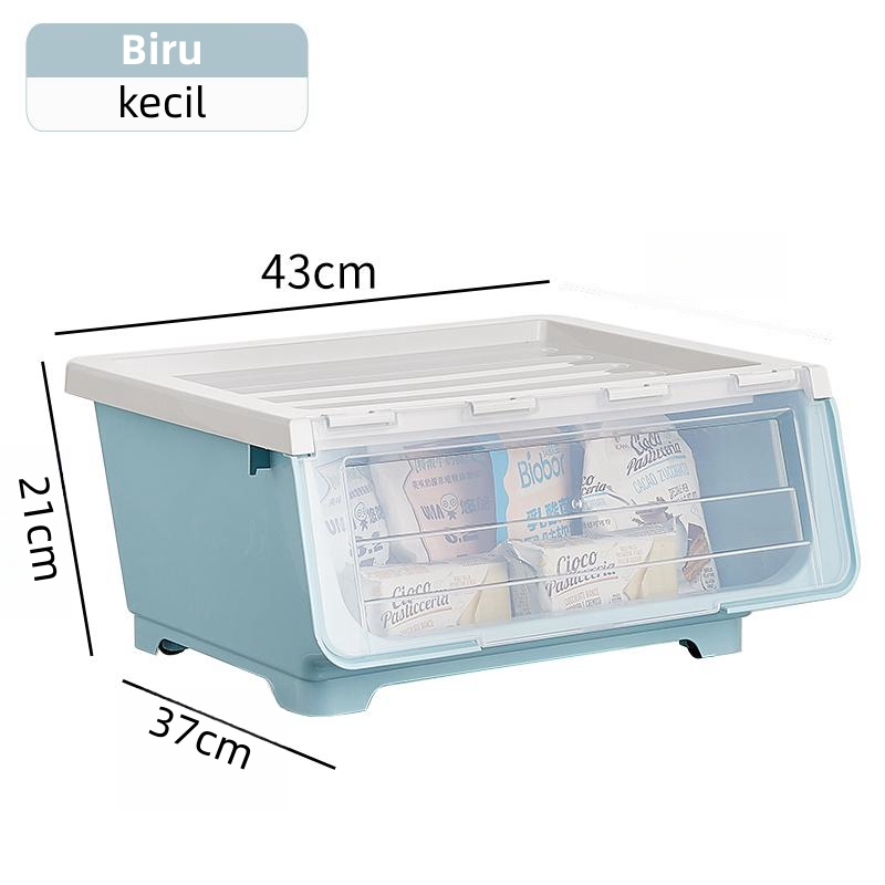 Jual ABC BEAR Olymplast Stroge box Container Box Double Open Lid box ...