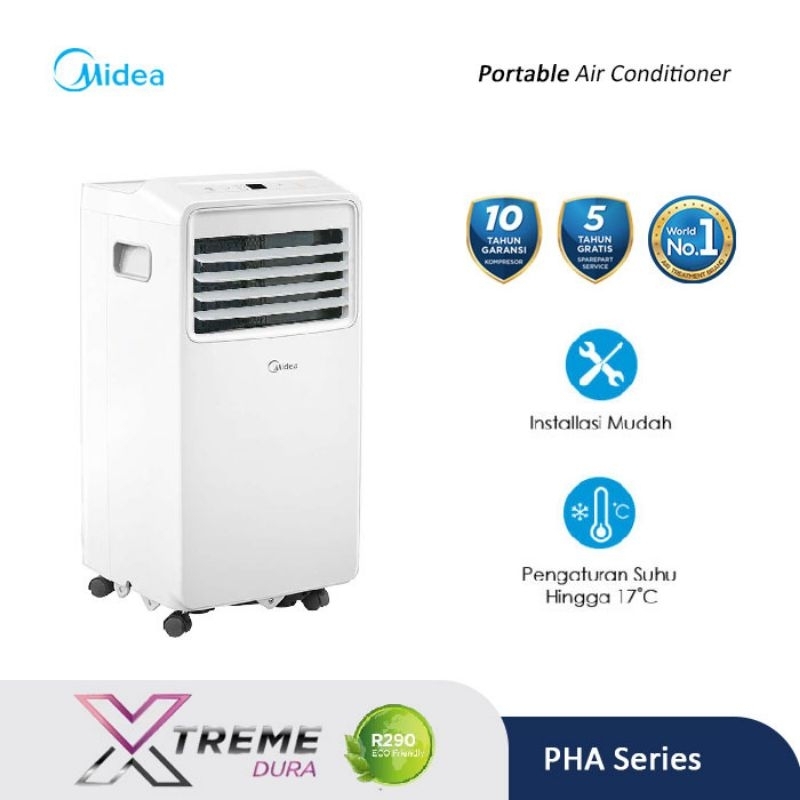 Jual AC PORTABLE MIDEA 1/2 PK MPHA-05CRN7 | Shopee Indonesia