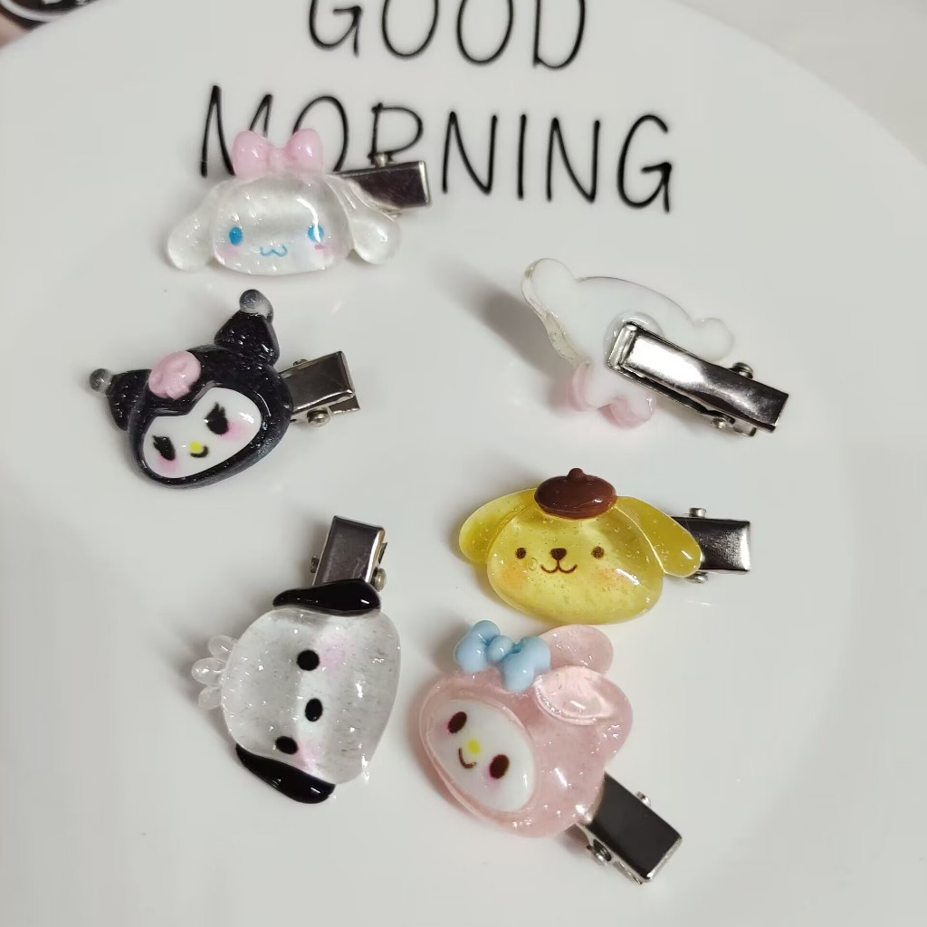 Jual Jepit rambut mini Sanrio kartun dengan klip sisi bebek berbentuk ...