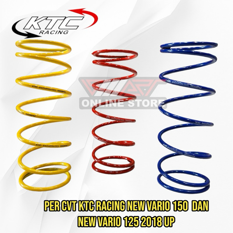 Jual PER CVT KTC RACING VARIO 150 1000 , 1500 , 2000 RPM / PER CVT KTC ...