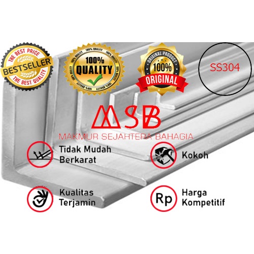 Jual SIKU STAINLESS 304 30 MM X 30 MM 3 MM | Shopee Indonesia