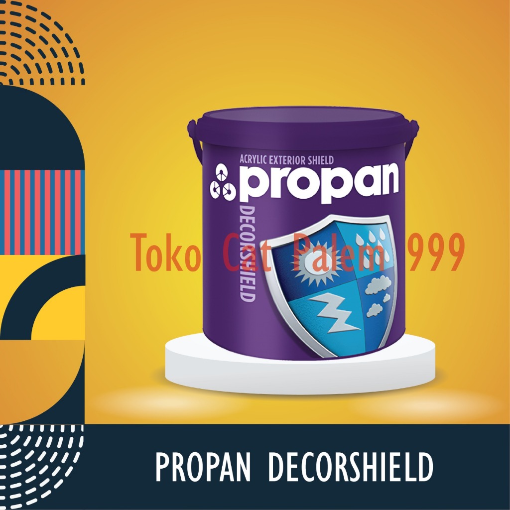 Jual CAT TEMBOK EXTERIOR PROPAN DECORSHIELD DW-500 WARNA WHITE 20 LITER ...