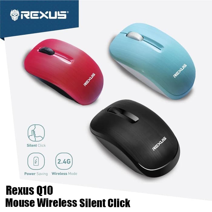 Jual Rexus Mouse Wireless Office Q10 Q20 Q30 Q35 Silent Click | Shopee ...