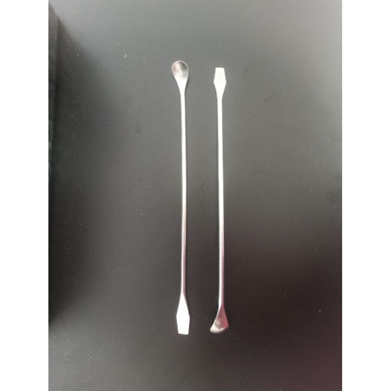 Jual Spatula with spoon stainless steel laboratorium sendok lab ...