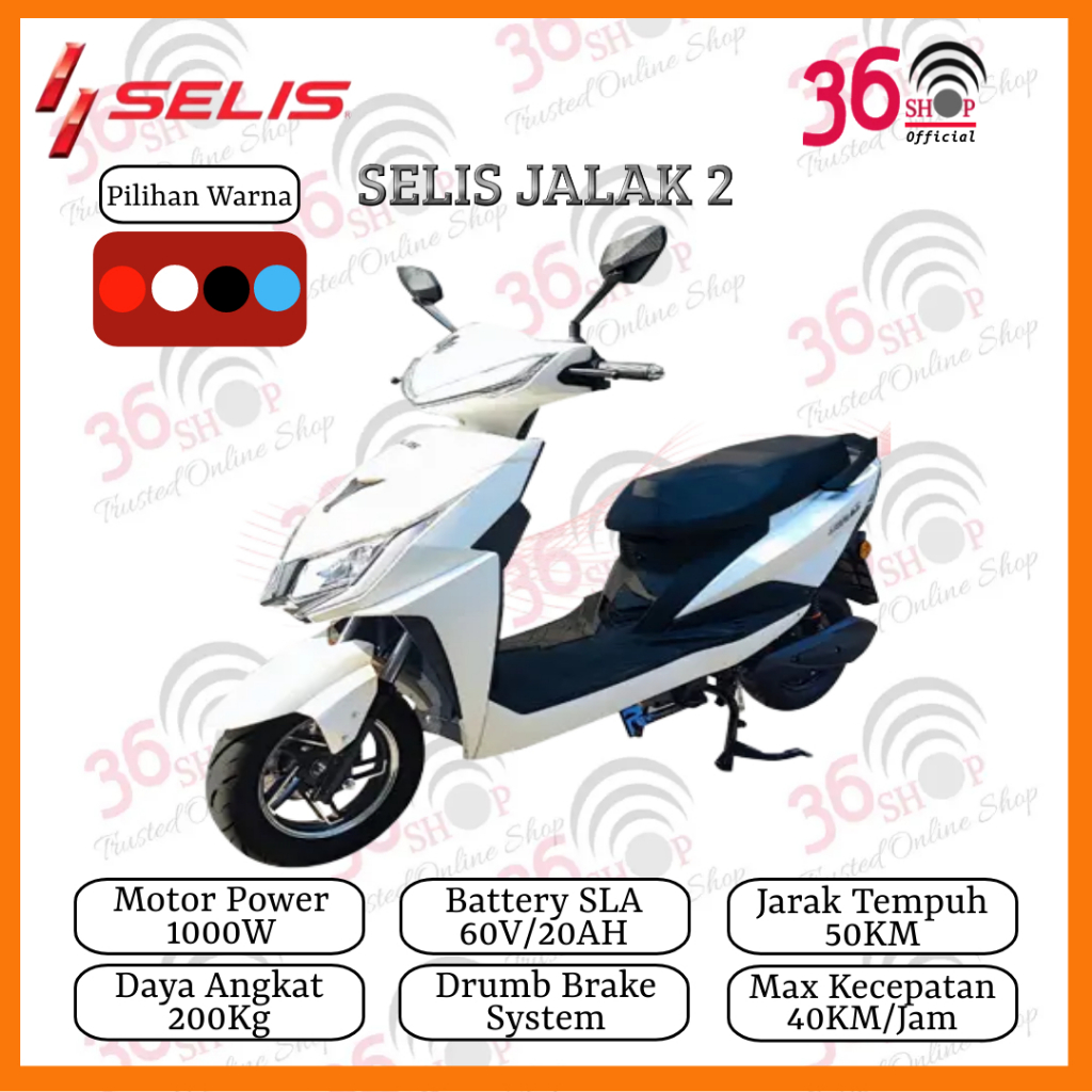 Jual SELIS Motor listrik Jalak 2 1000W | Shopee Indonesia