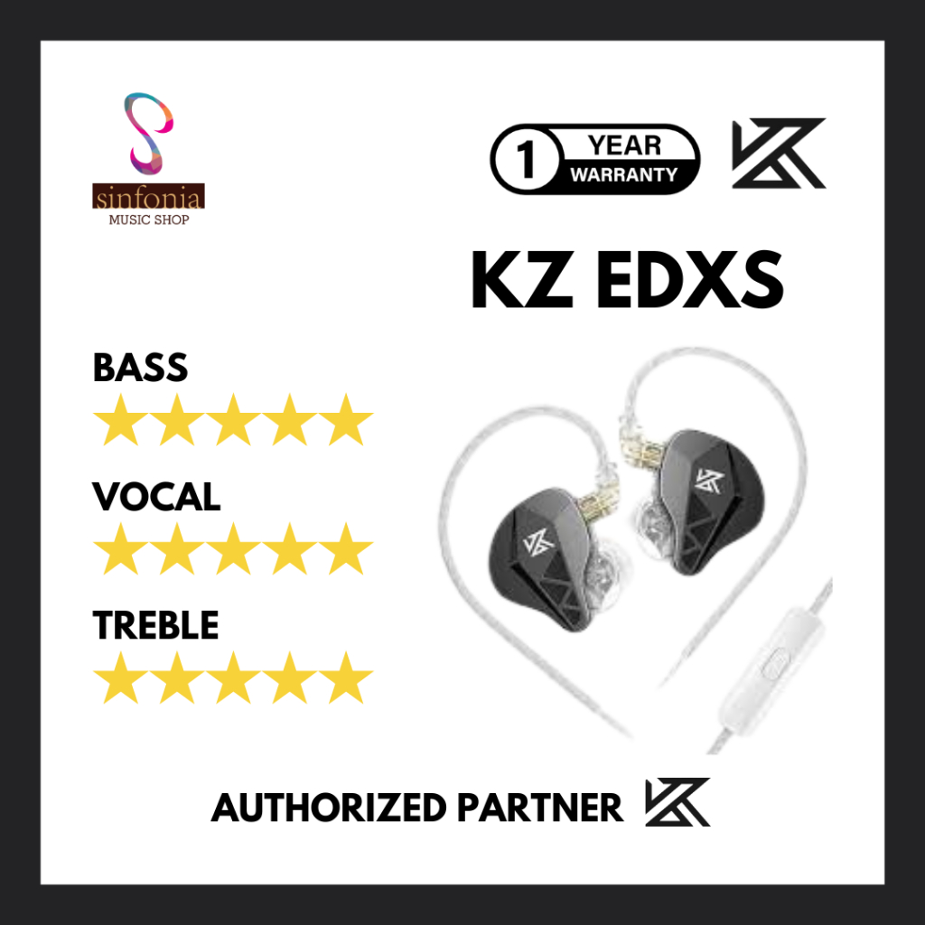 Jual KZ EDXS Metal In Ear Earphone with MIC - Hitam | Shopee Indonesia