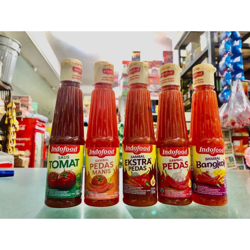Jual Saos Sambal indofood isi 136ml varian rasa | Shopee Indonesia