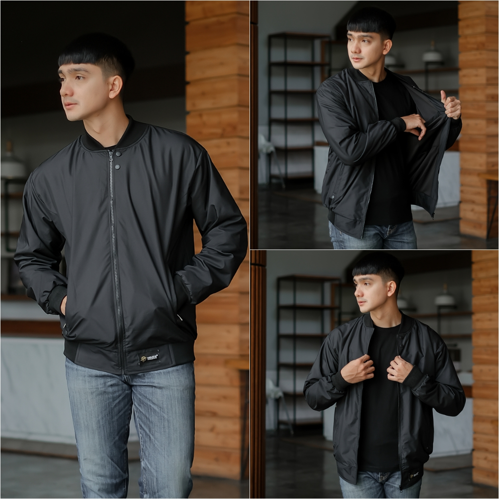 Jual Jaket Bomber Pria Polos Parasit Premium Model Jacket Cowok Terbaru ...