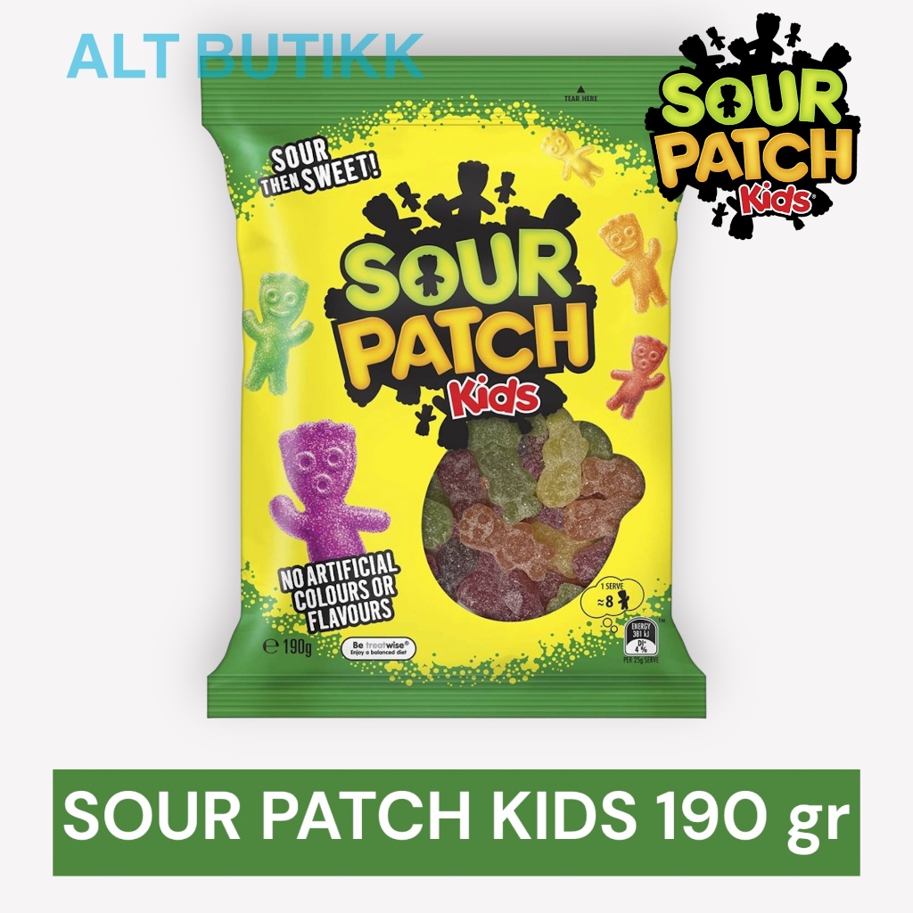 Jual SOUR PATCH KIDS 190 GRAM | SOFT AND CHEWY CANDY | PRODUCT OF ASUTRALIA | Shopee Indonesia