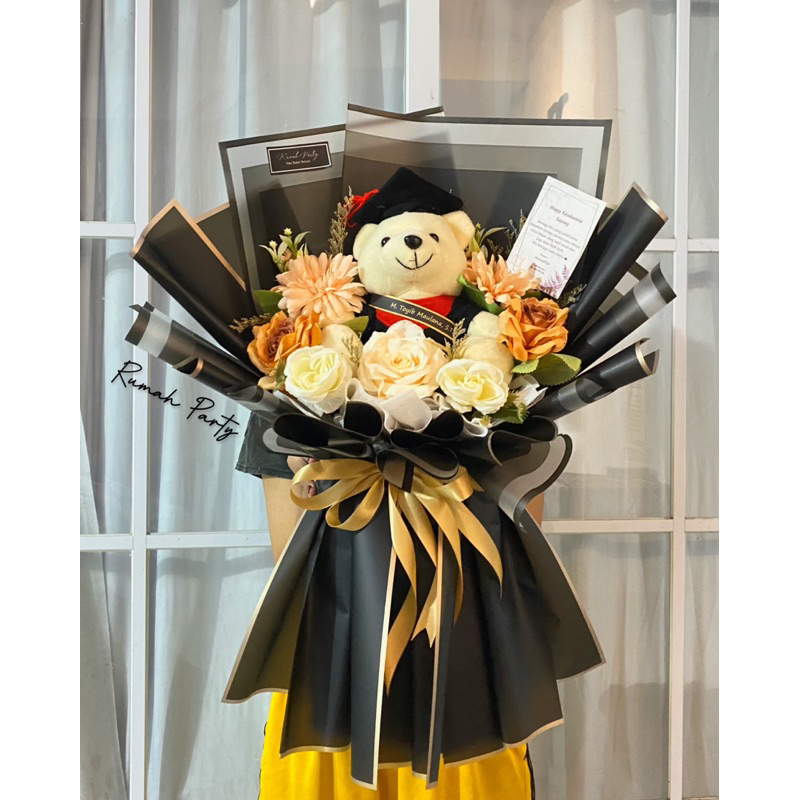 Jual Buket Boneka Bunga Wisuda Jumbo / Graduation Doll Bouquet | Shopee ...