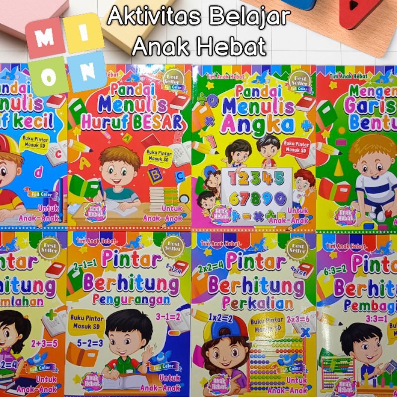 Jual Buku Latihan Anak PAUD / PRA TK / TK / SD - Menulis Huruf ...
