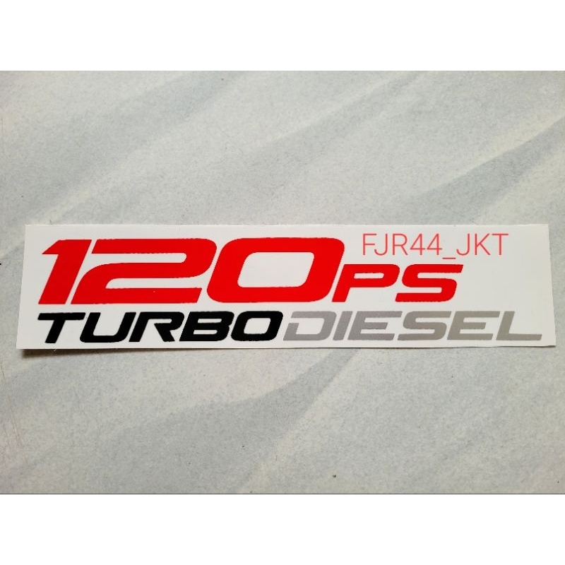 Jual sticker stiker isuzu elf / stiker 2.8 turbo intercooler soft ride ...