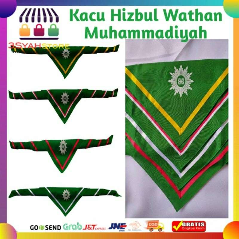 Jual Kacu Dasi Hasduk Pramuka Hizbul Wathan HW Muhammadiyah SD SMP SMA ...