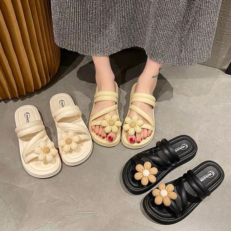 Jual Sandal PVC Kelas Atas Untuk Rumah Dalam Ruangan Wanita Sandal Gaya ...