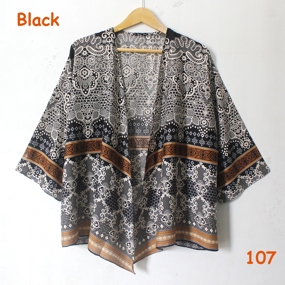 Jual 𝑱𝒂𝒌𝒂𝒓𝒕𝒂𝑭𝒂𝒔𝒉𝒊𝒐𝒏 cardigan outer batik tribal katun adem rumbai sisir ...